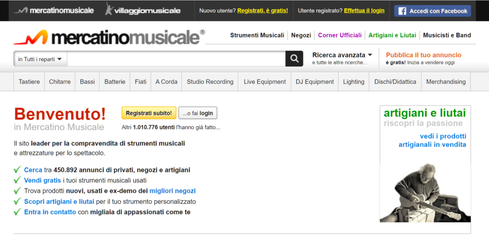 StrumentiMusicali.net ha acquisito Mercatino Musicale e Villaggio ...