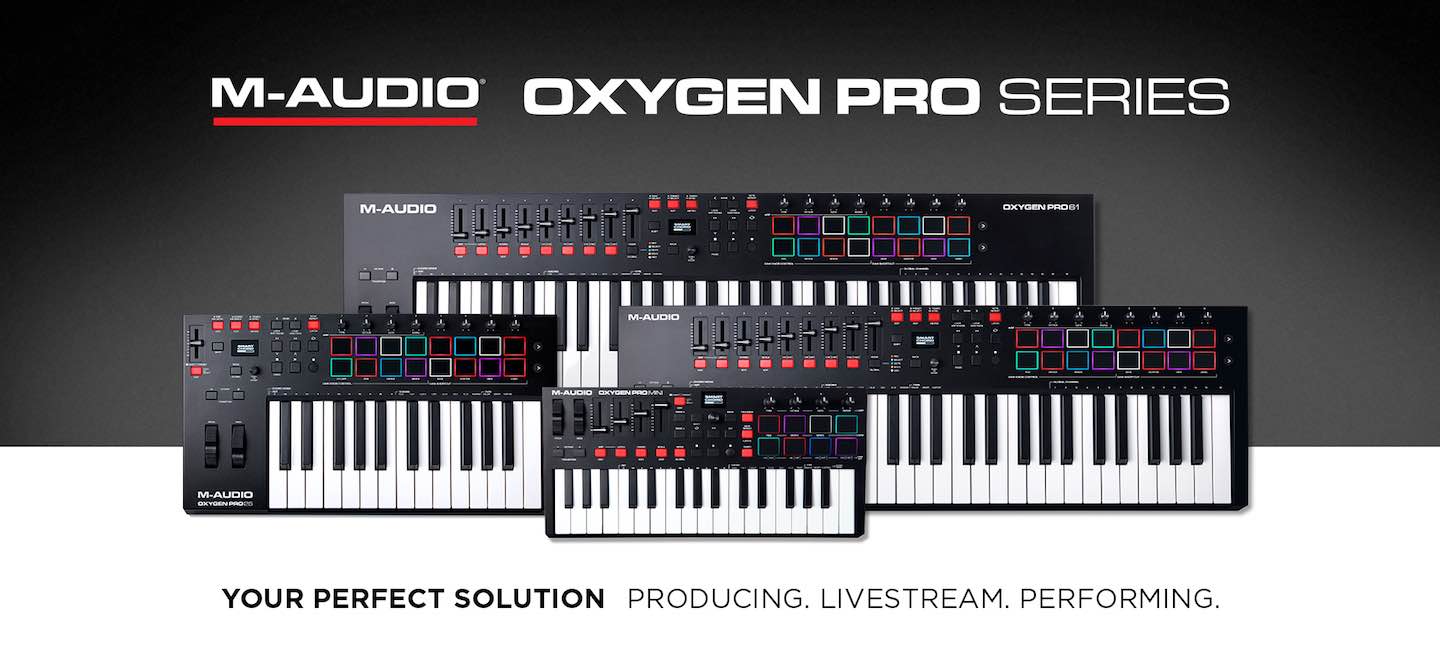 M-Audio Oxygen Pro, la nuova serie di controller MIDI
