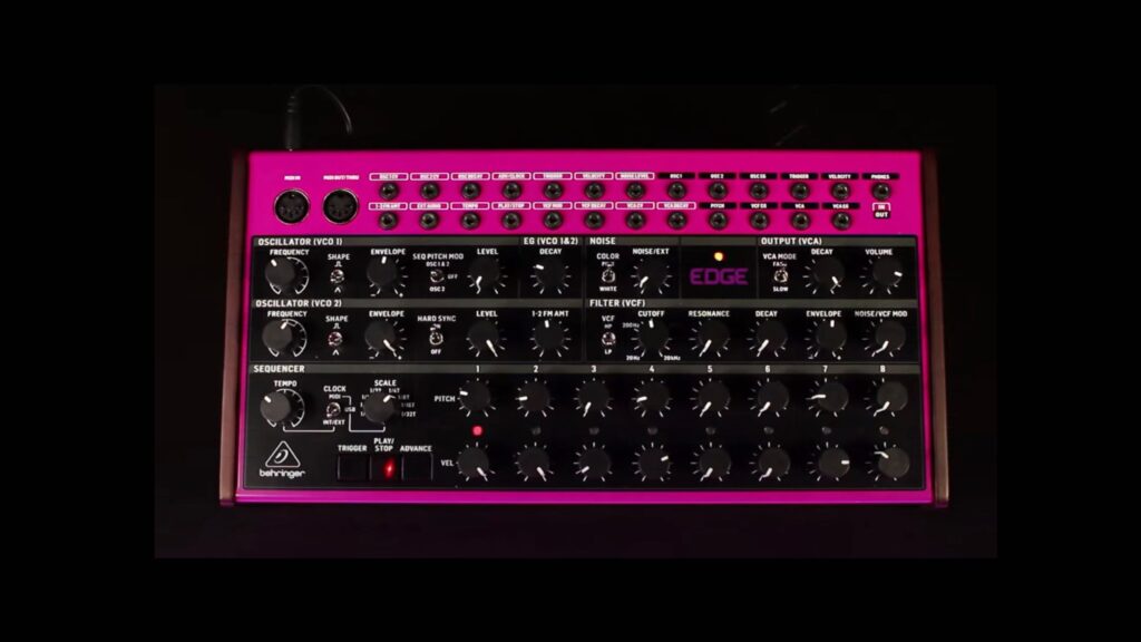 Behringer Edge, percussion synth semi-modulare