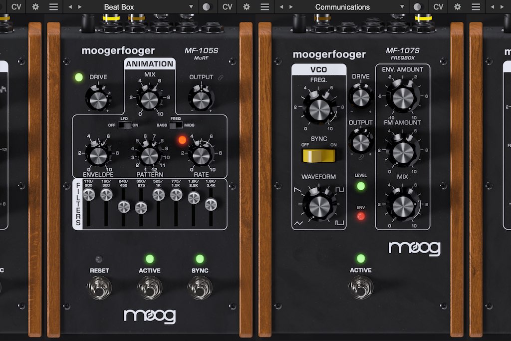 Moog Moogerfooger, eccoli in versione plug-in